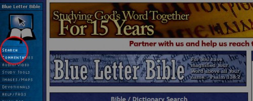 BLB: How to View Multiple Verses from Different Passages All at Once ...